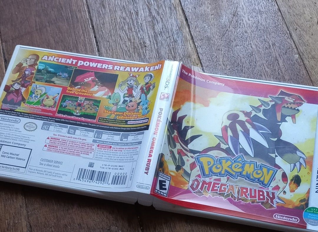 POKEMON OMEGA RUBY CASE ONLY, Video Gaming, Gaming Accessories, Cases ...