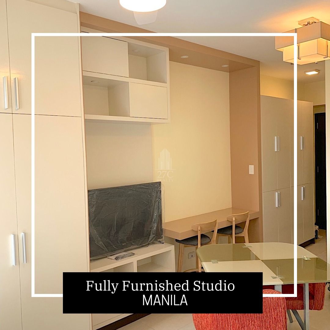 Pool View, Fully Furnished Studio Unit For Sale at Avida Towers Intima, Paco, Manila, Property ...