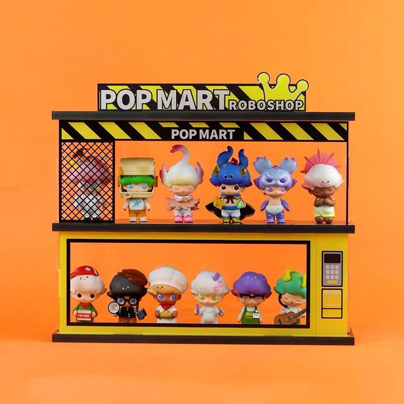 Popmart unofficial display case, Hobbies & Toys, Toys & Games on Carousell