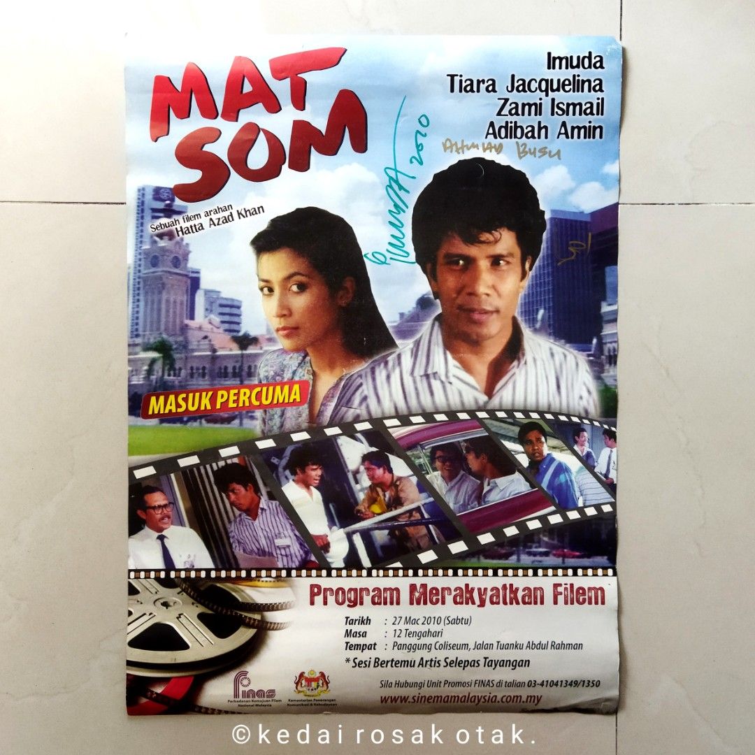 Poster Filem Mat Som. Tayangan semula 'Program Merakyatkan Filem' ©2010 ...