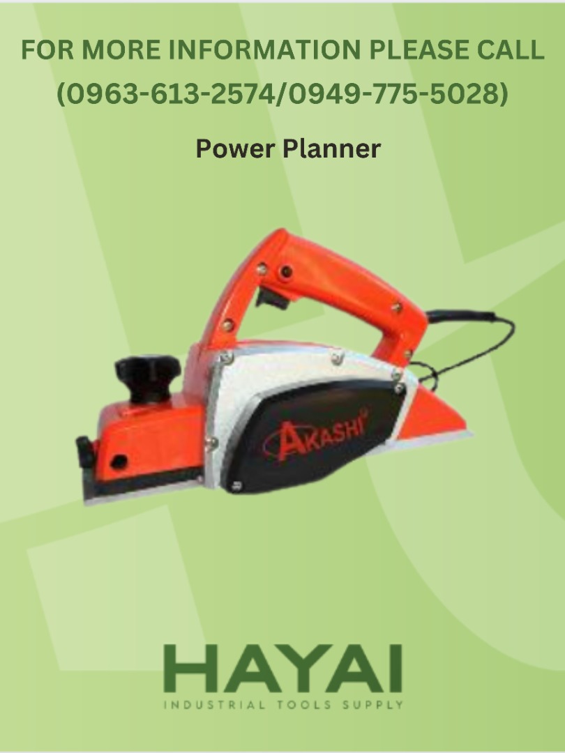 POWER PLANNER, Commercial & Industrial, Construction Tools & Equipment ...