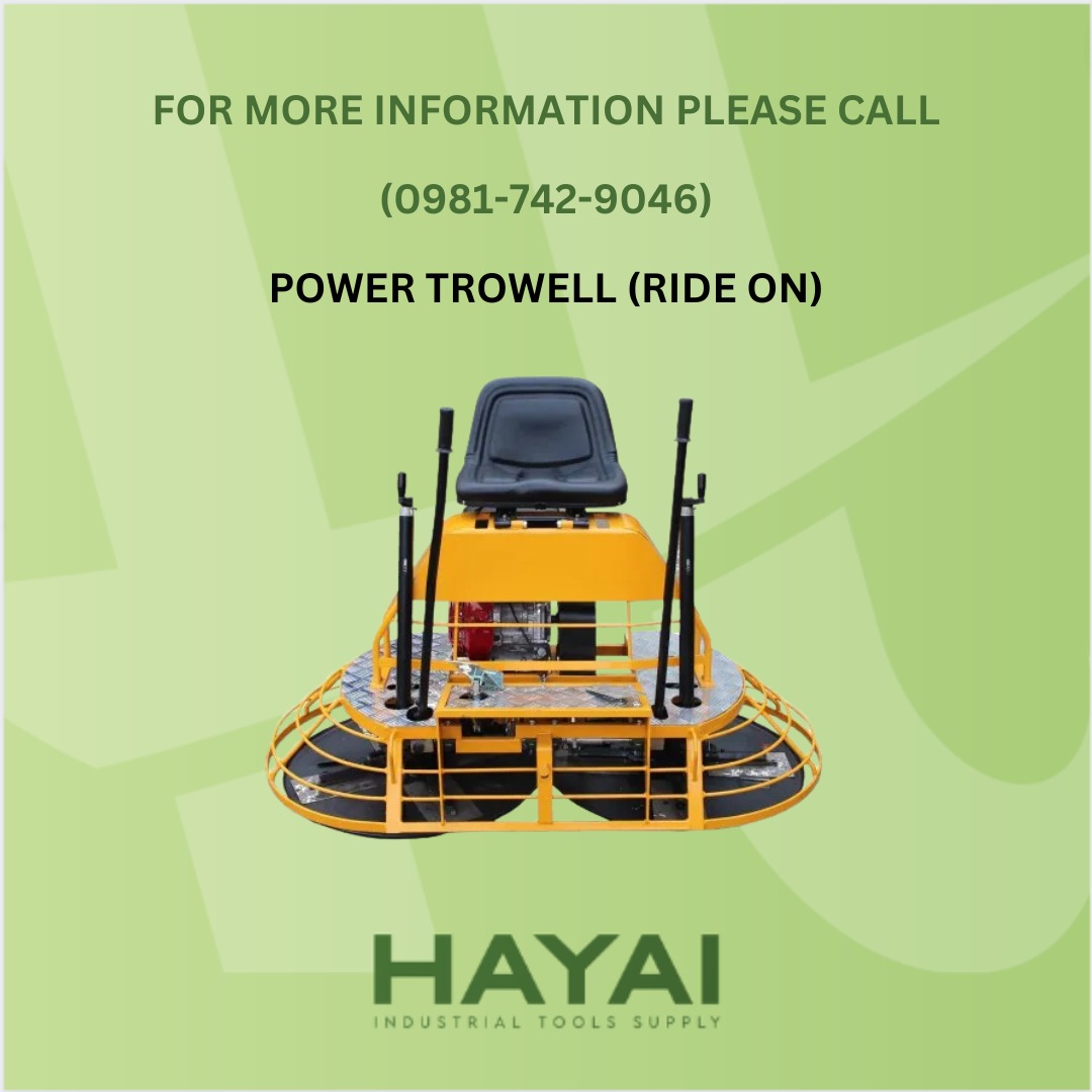 POWER TROWELL (RIDE ON), Commercial & Industrial, Construction Tools ...