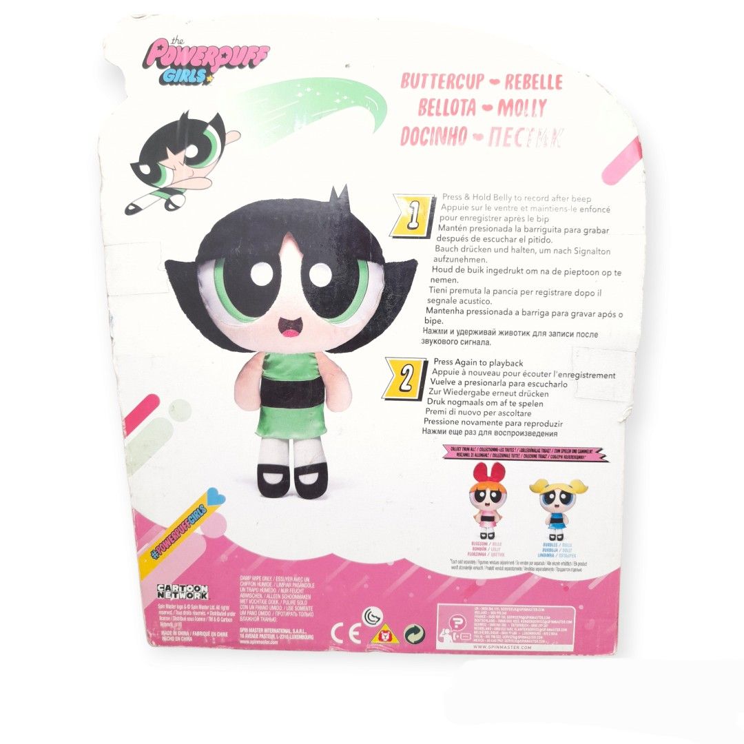 Powerpuff Girls Buttercup Voice Recorder Stuffed toys, Hobbies & Toys ...