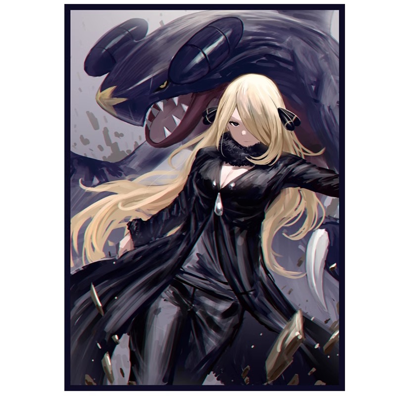 Preorder - Matte Cynthia Pokemon Waifu Trainer Anime card sleeve for ...