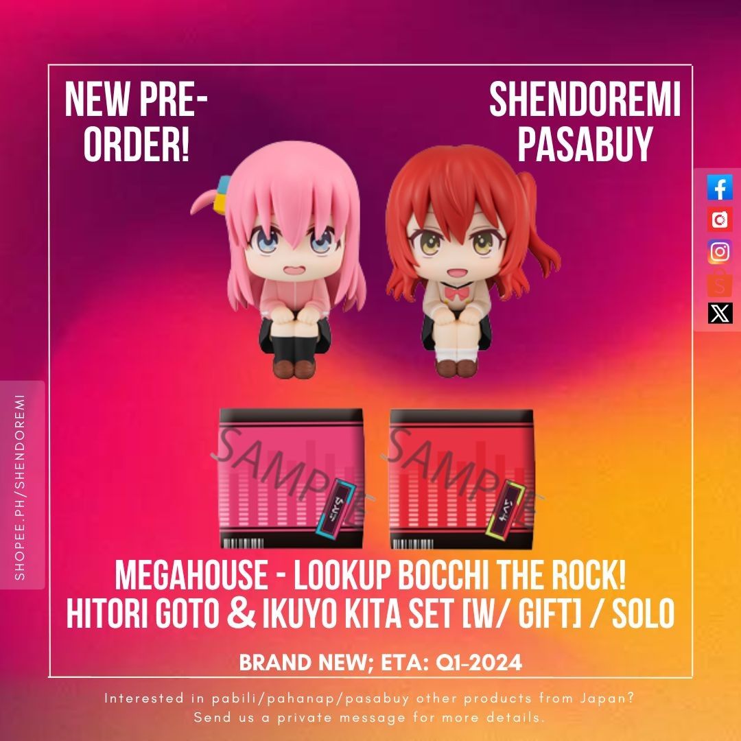 [PRE-ORDER] Megahouse - Lookup Bocchi the Rock! Hitori Goto＆Ikuyo Kita ...
