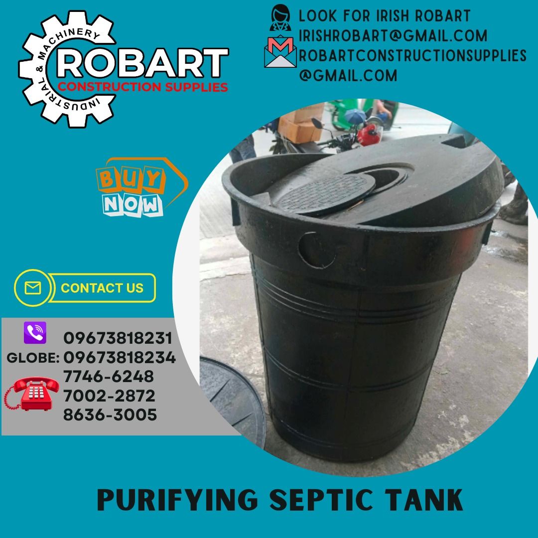 Purifying septic tank, Commercial & Industrial, Construction Tools ...
