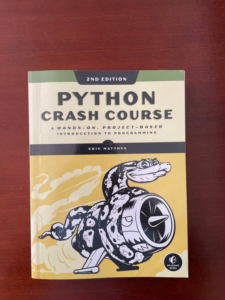 Python Crash Course, 2nd Edition, Hobbies & Toys, Books & Magazines, Textbooks on Carousell