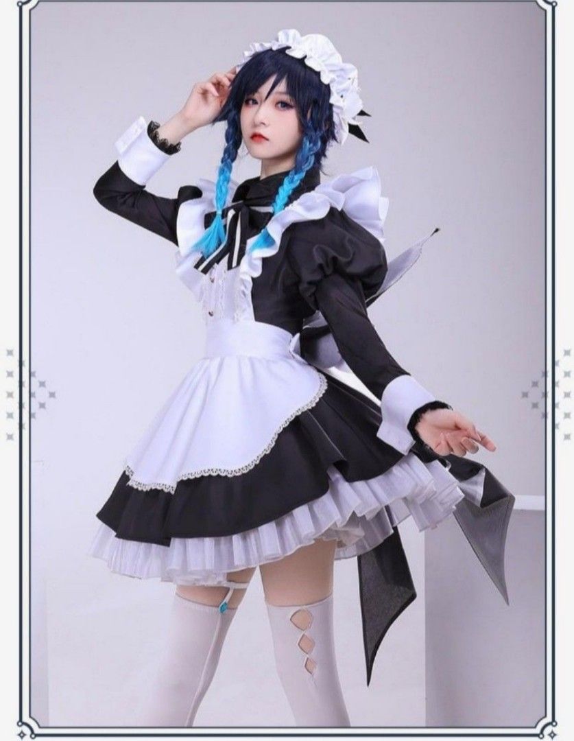 URGENT wts 1/3 delusion venti maid cosplay genshin impact, Hobbies ...