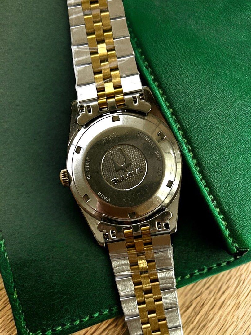 RARE Bulova Super Seville 36mm Calendar Datejust President Homage ...