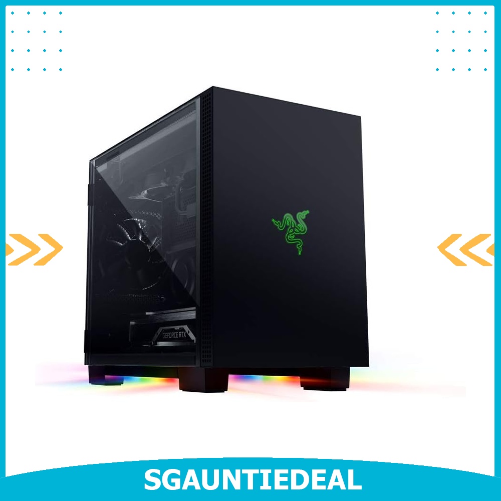 [promo] Razer Tomahawk Mini-ITX Gaming Case: Dual-Sided Tempered Glass ...