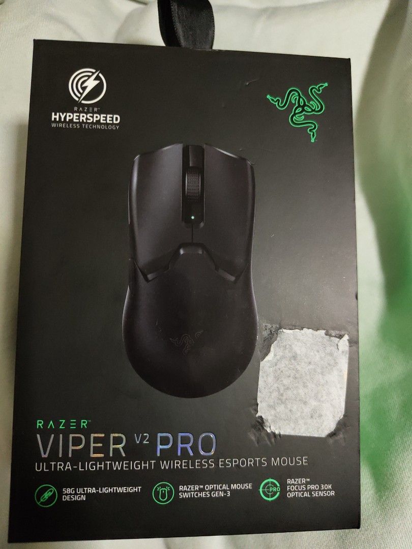 Razer Viper V2 pro wireless gaming mouse, Computers & Tech, Parts ...