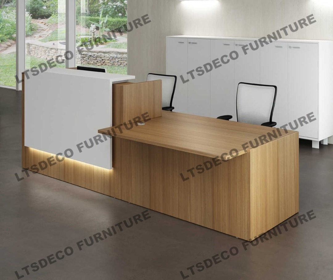 RECEPTION TABLE OFFICE PARTITION, Furniture & Home Living, Office ...