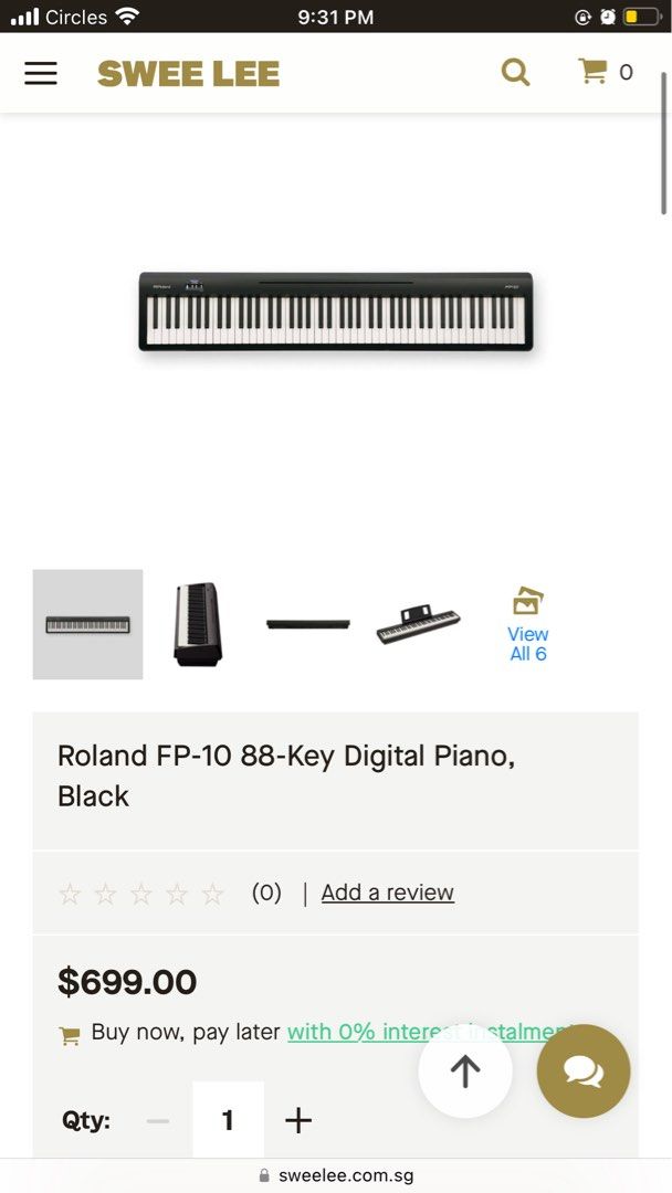 Roland FP-10 88 keys keyboard piano, Hobbies & Toys, Music & Media ...