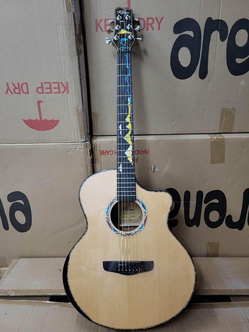 Ruison acoustic guitar, Hobbies & Toys, Music & Media, Musical ...