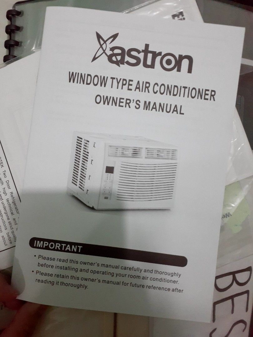 [RUSH] Astron Inverter Class 0.6HP Window Type Aircon, TV & Home ...
