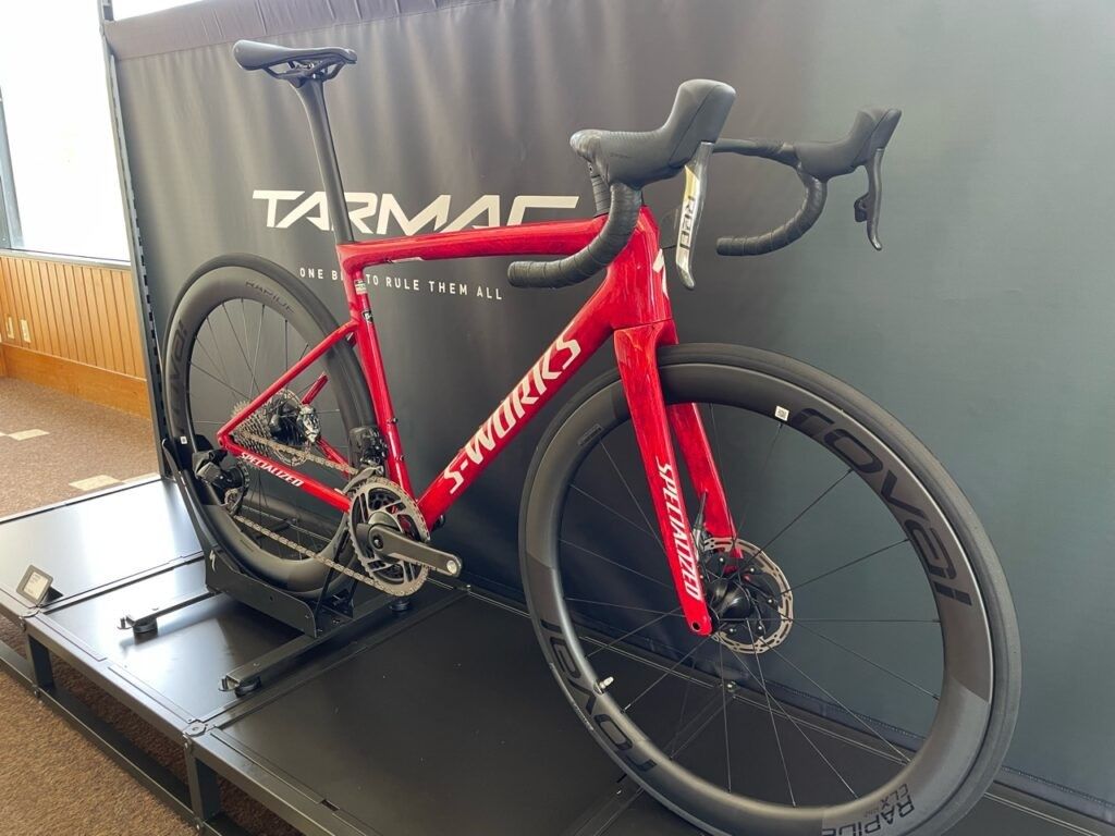 S Works sl8 tarmac sky red size 49 (ready stock), Sports Equipment ...