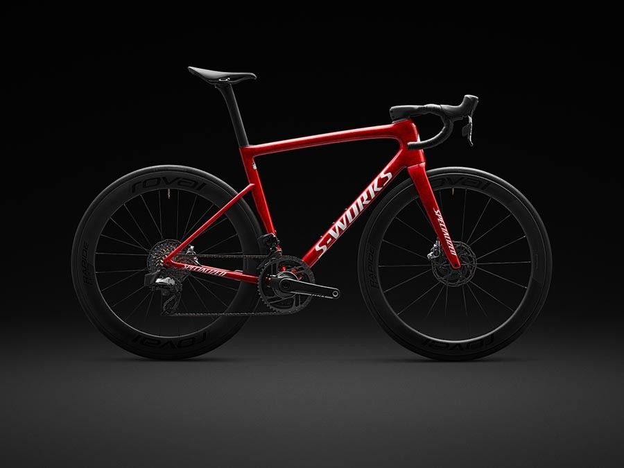 S Works sl8 tarmac sky red size 49 (ready stock), Sports Equipment ...