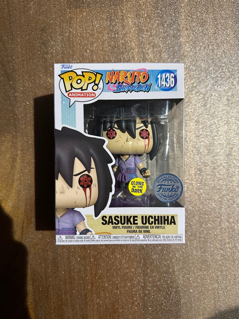 Sasuke Uchiha Naruto Anime Funko Pop 1436, Hobbies & Toys, Toys & Games ...