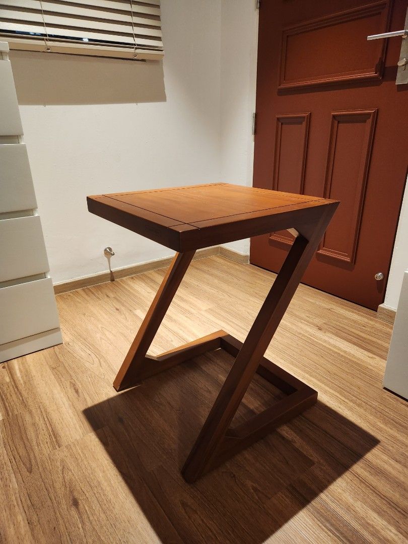 Scanteak Z side table, Furniture & Home Living, Furniture, Tables & Sets on Carousell