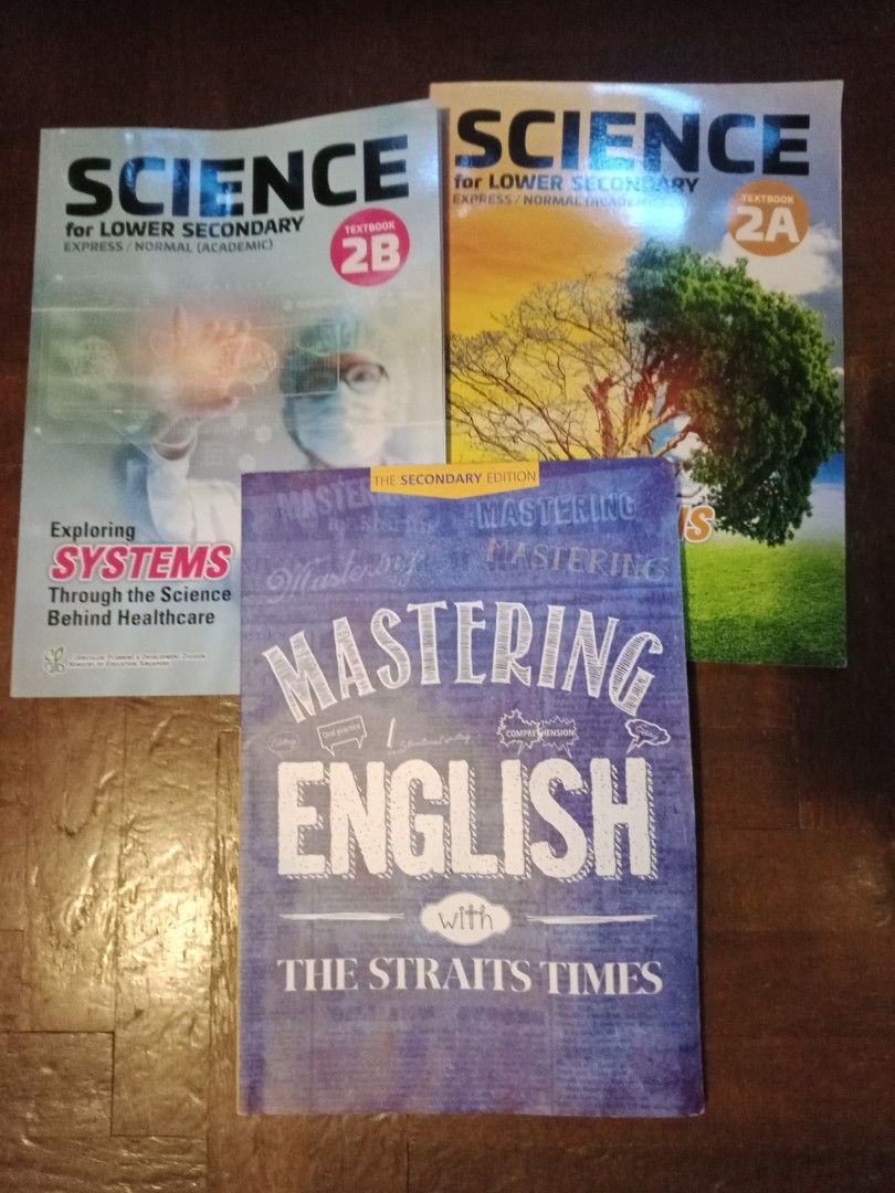 Science for lower secondary express/NA textbook 2a & b, mastering ...