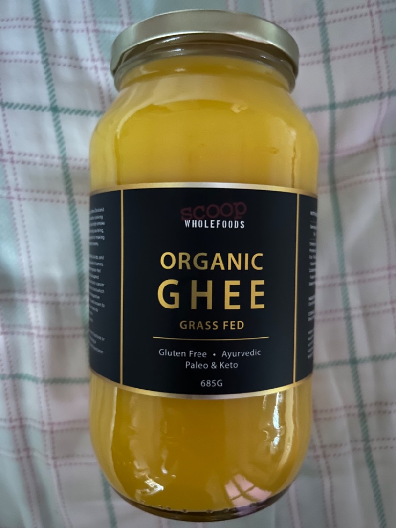 Scoops Wholefoods Organic Grass Fed Ghee 685g, Food & Drinks, Other ...