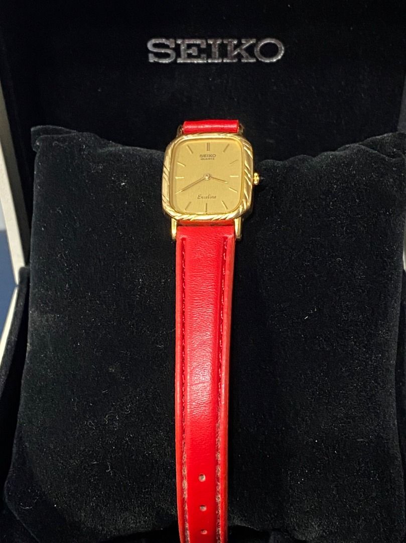 SEIKO 8420-6390(RO) Exceline系列 女用錶 近全新, 她的時尚, 手錶及配件, 手錶在旋轉拍賣