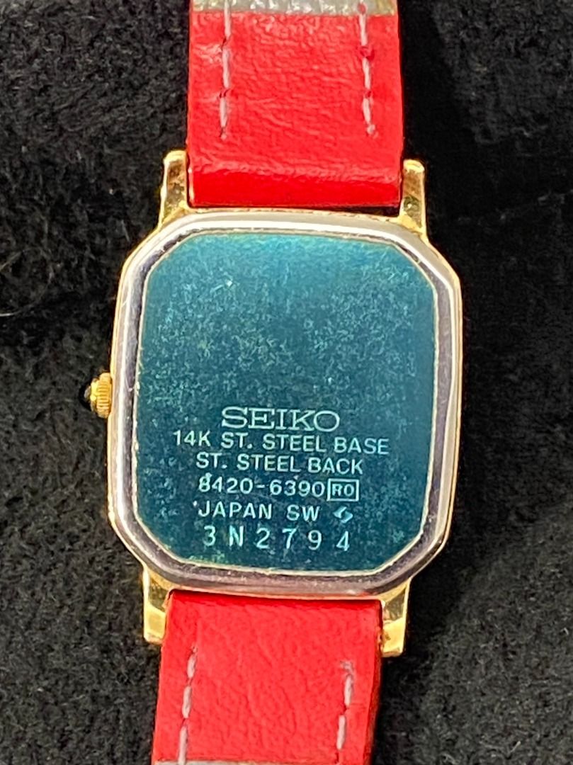 SEIKO 8420-6390(RO) Exceline系列 女用錶 近全新, 她的時尚, 手錶及配件, 手錶在旋轉拍賣