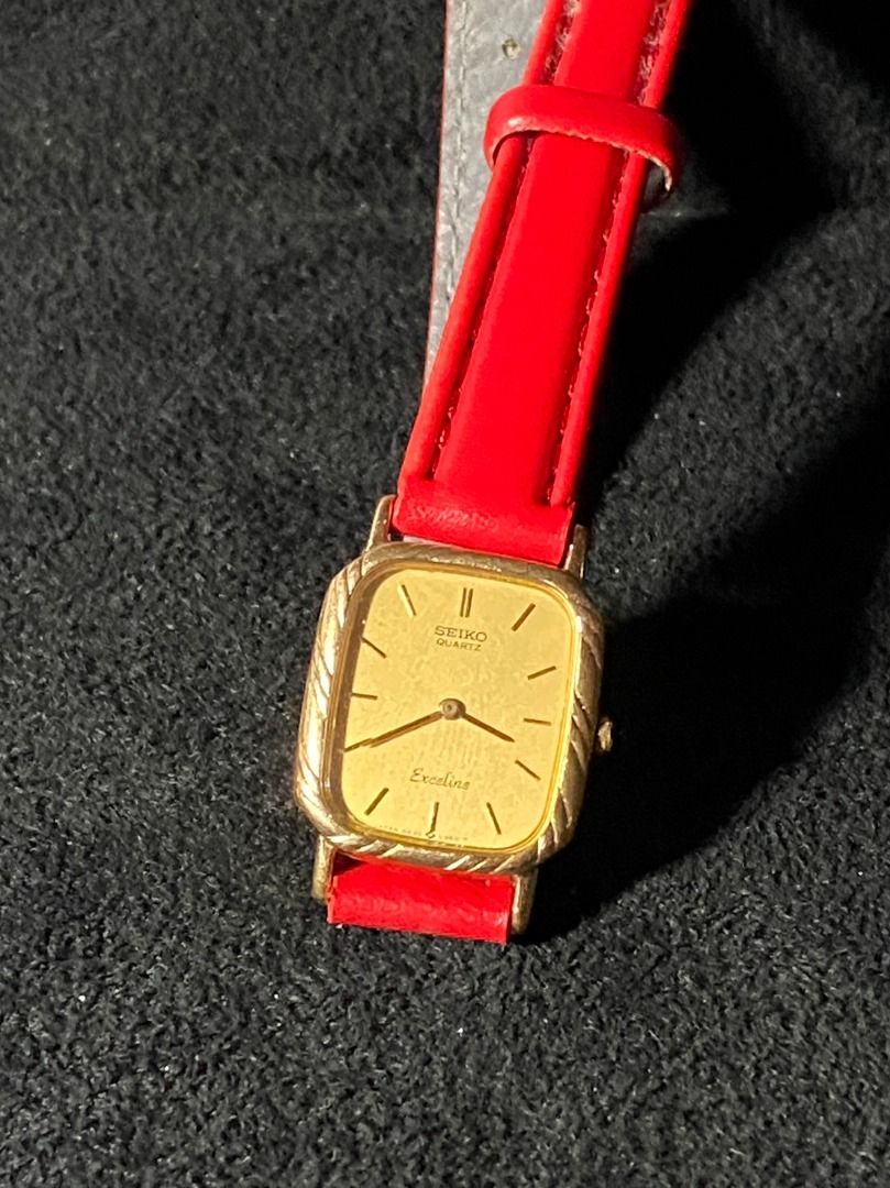 SEIKO 8420-6390(RO) Exceline系列 女用錶 近全新, 她的時尚, 手錶及配件, 手錶在旋轉拍賣