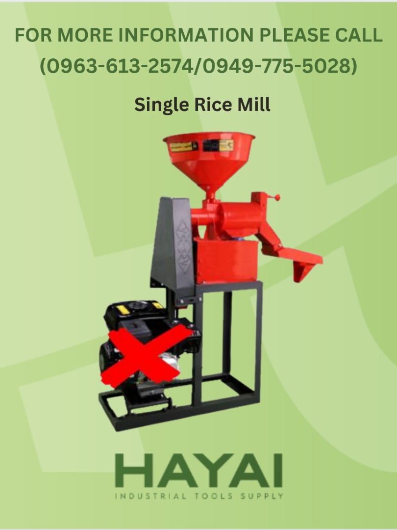 SINGLE RICE MILL, Commercial & Industrial, Construction Tools ...