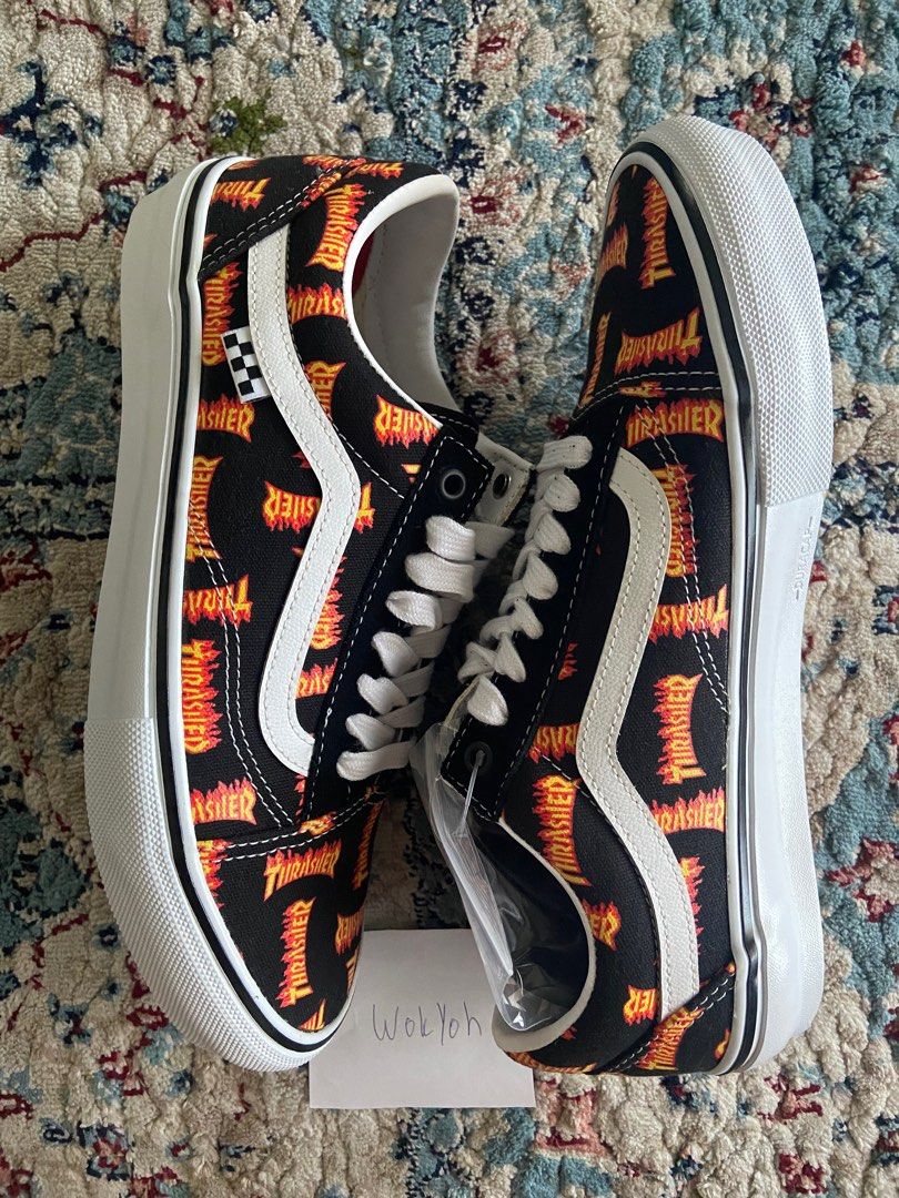 Skate old skoo (Thrasher), Men's Fashion, Footwear, Sneakers on Carousell