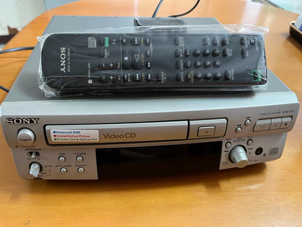 Sony VCD 機 MCE-S70, 音響器材, 音樂播放裝置 MP3及CD Player - Carousell
