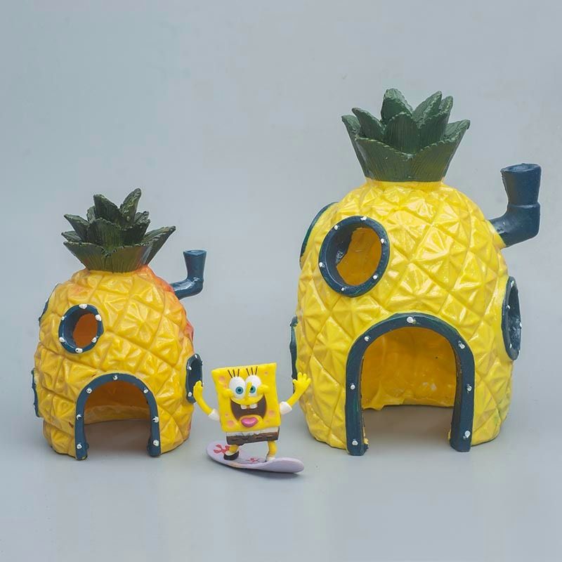 SpongeBob SquarePants Pineapple House, Pet Supplies, Homes & Other Pet ...