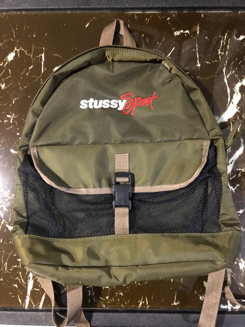 STUSSY Sports Bag, Men's Fashion, Bags, Backpacks on Carousell