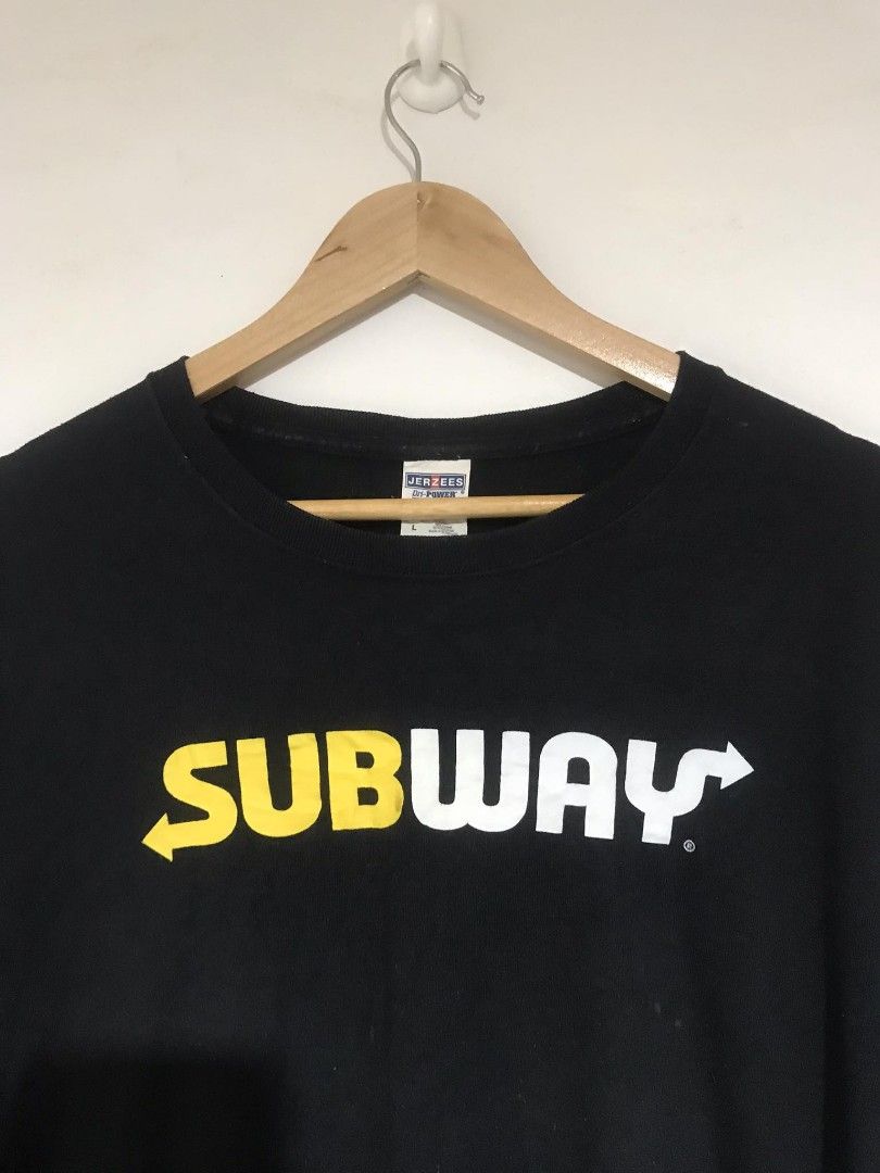 SUBWAY TEE, Men's Fashion, Tops & Sets, Tshirts & Polo Shirts on Carousell