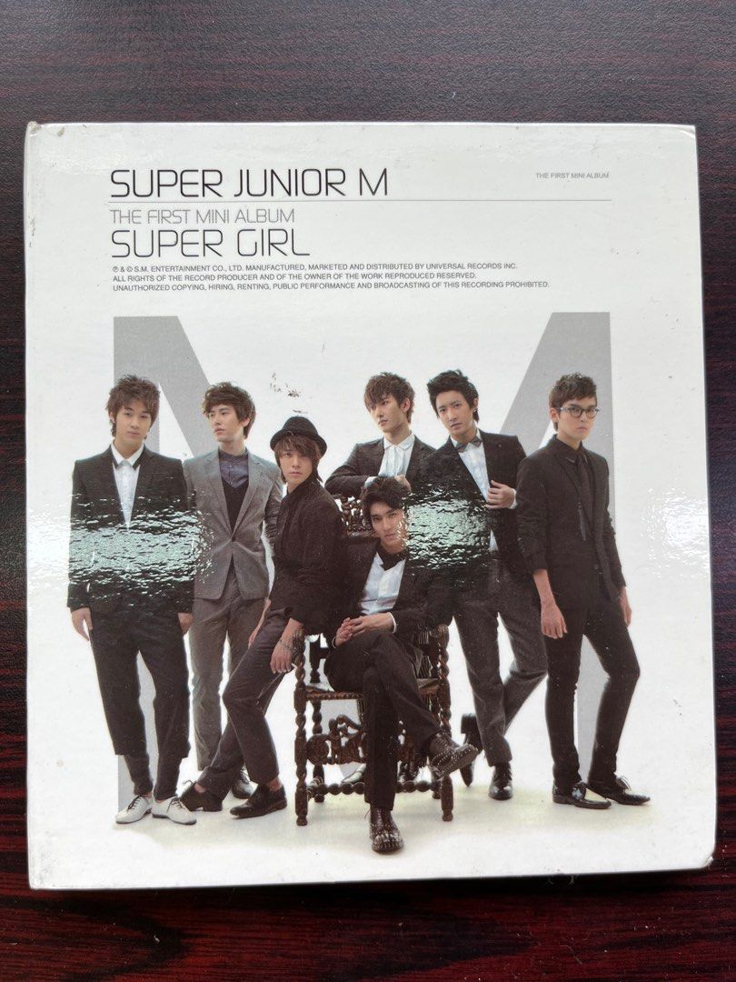 Super Junior M First Mini Album -Super Girl, Hobbies & Toys ...