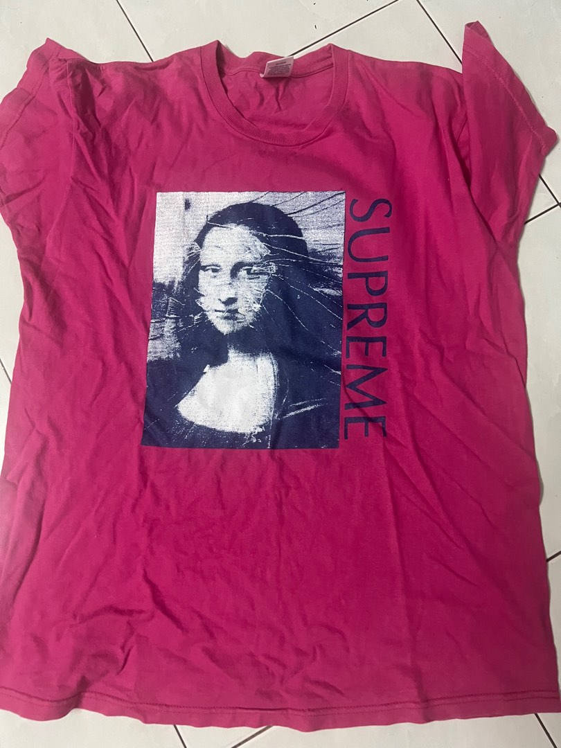 Supreme Monalisa Potret, Men's Fashion, Tops & Sets, Tshirts & Polo ...