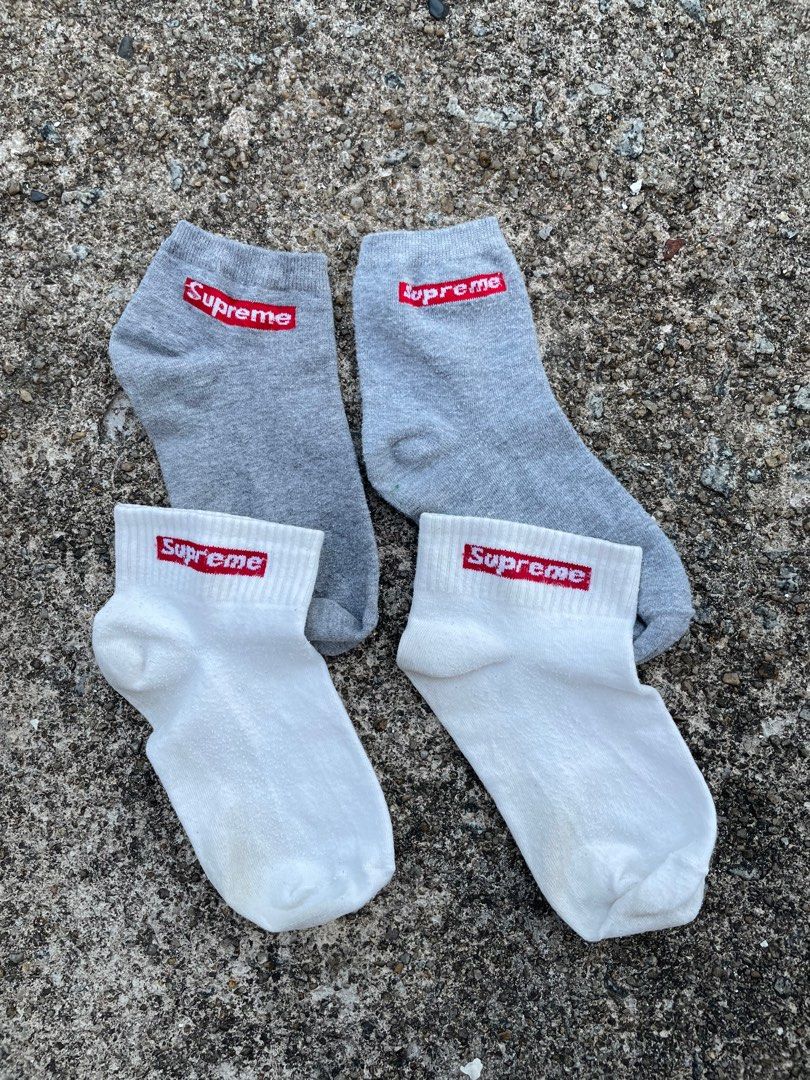 Supreme Socks 3 Pair, Men's Fashion, Watches & Accessories, Socks on ...