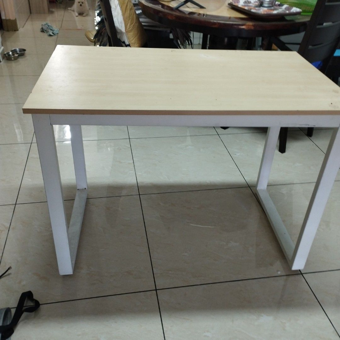 Table Desk Melamine Thick Wooden table, Furniture & Home Living ...