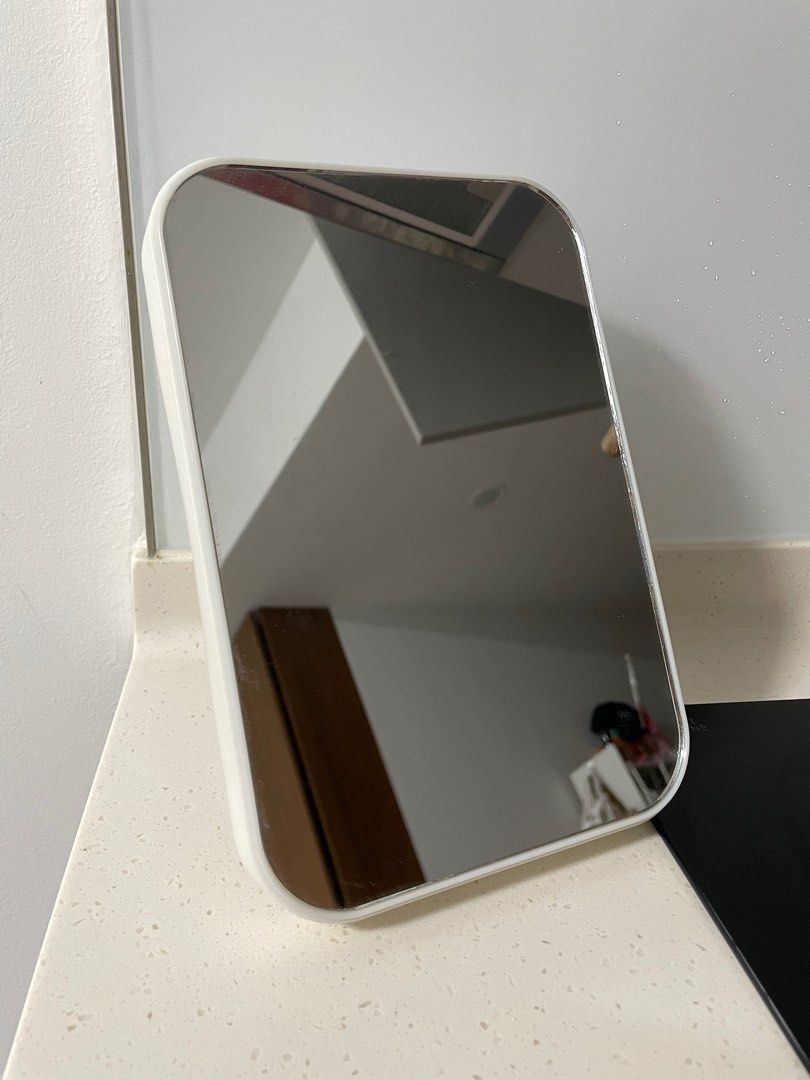 Table mirror|Miniso|square vanity mirror, Furniture & Home Living, Home ...