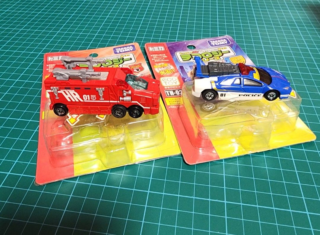 Takaratomy Tomica TH-01 Hyper Rescue No.1 Type 2 & TH-02 Super Sonic ...