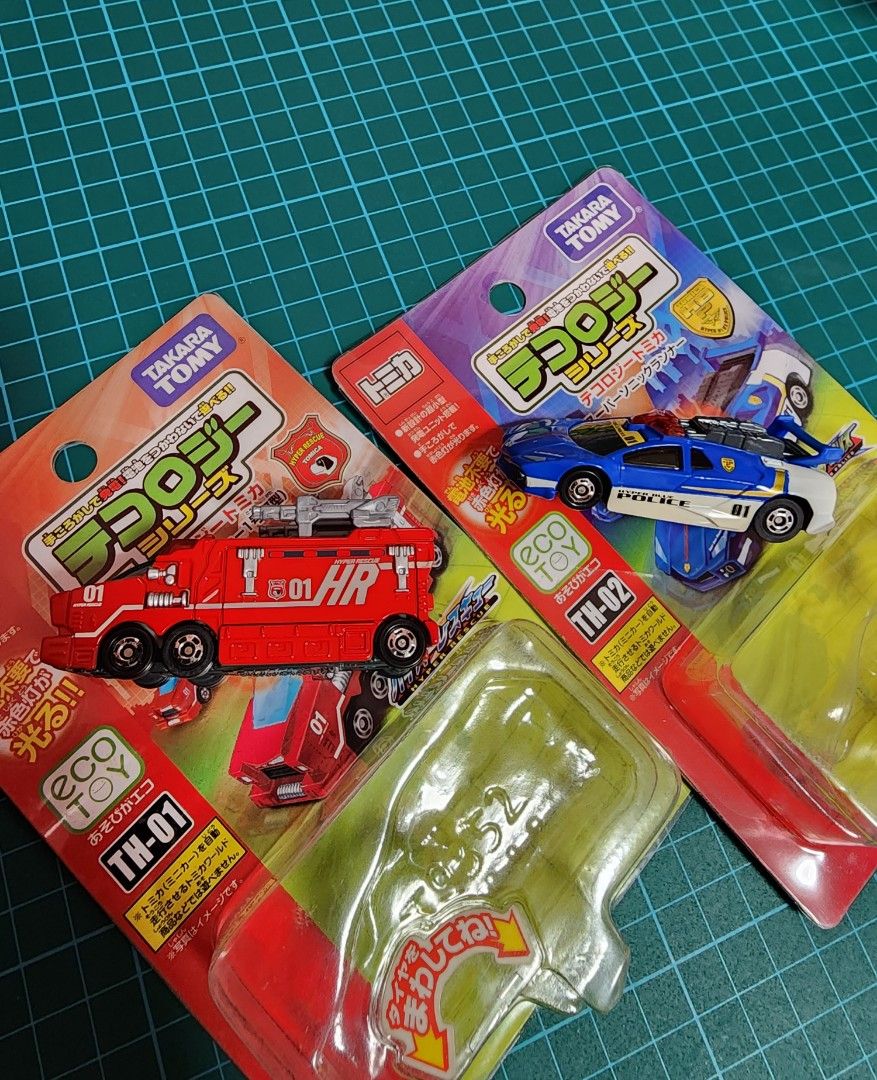 Takaratomy Tomica TH-01 Hyper Rescue No.1 Type 2 & TH-02 Super Sonic ...