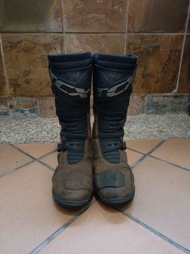 TCX Drifter WP boots, Motorcycles, Motorcycle Apparel on Carousell