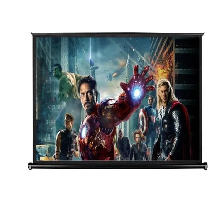 TECHZONE-ECAM Screen 50 inch 4:3 Projector Screen Movie Projector ...