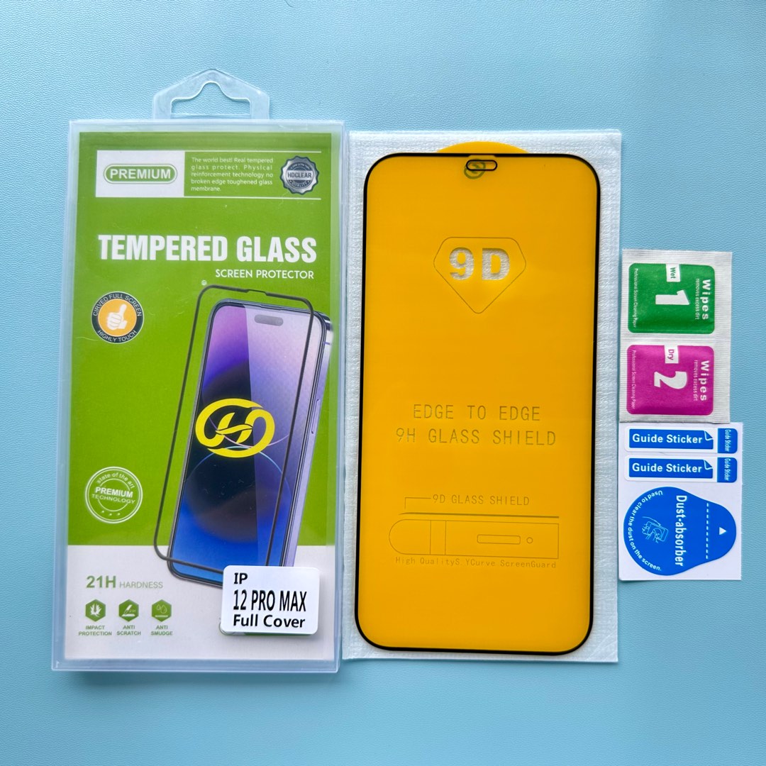Tempered Glass for iPhone 12 Pro Max, Mobile Phones & Gadgets, Mobile ...