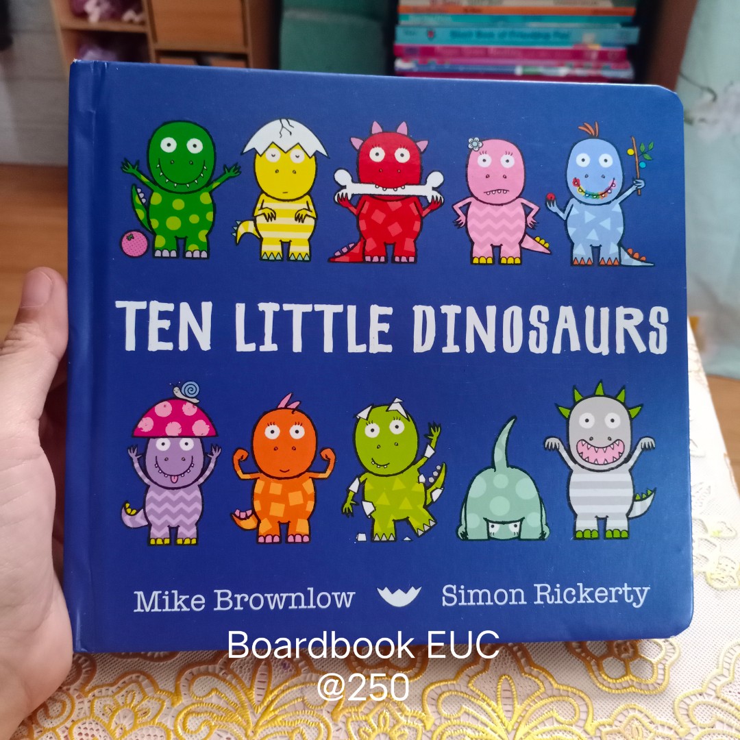 Ten Little Dinosaurs Boardbook, Hobbies & Toys, Books & Magazines ...