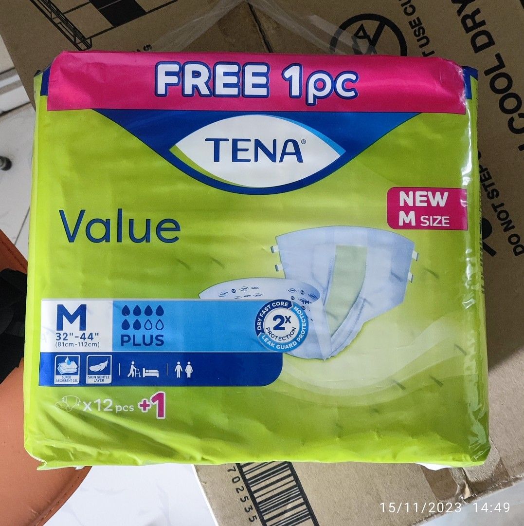 Tena Adult Diapers, Health & Nutrition, Assistive & Rehabilatory Aids, Adult Incontinence on ...