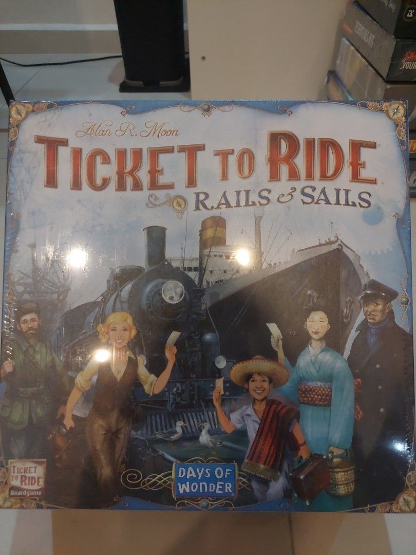 Ticket to Ride; Rails and Sails + Nederland expansion, Hobbies & Toys ...