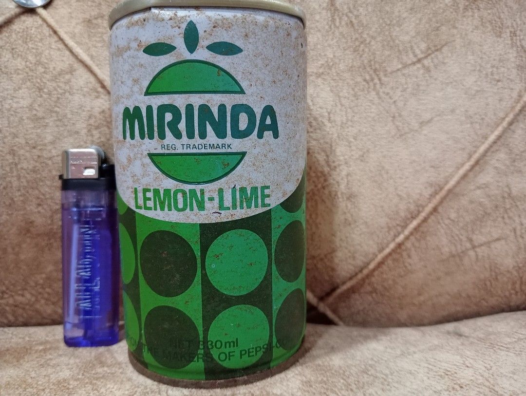 Tin Mirinda lemon lime Canned by yeo hiap seng, Hobbies & Toys ...