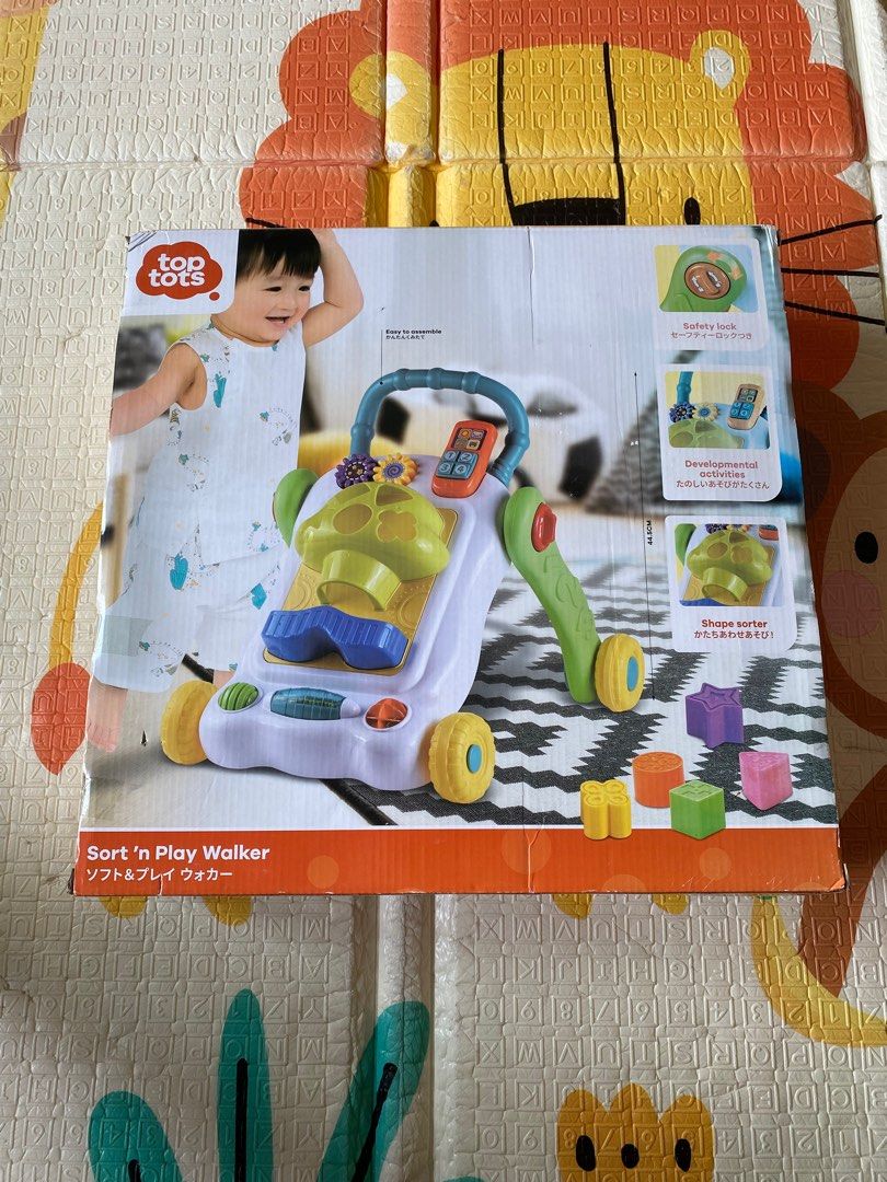 Top Tots Sort N Play Walker, Babies & Kids, Infant Playtime on Carousell