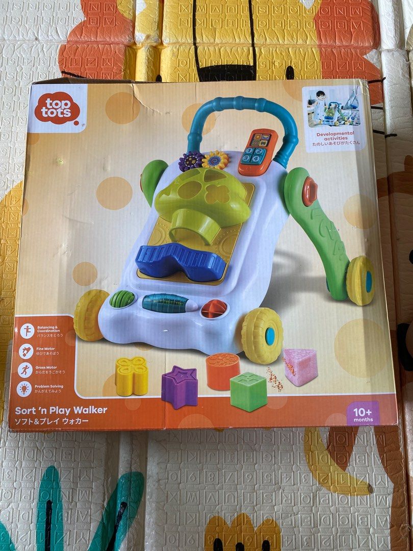 Top Tots Sort N Play Walker, Babies & Kids, Infant Playtime on Carousell